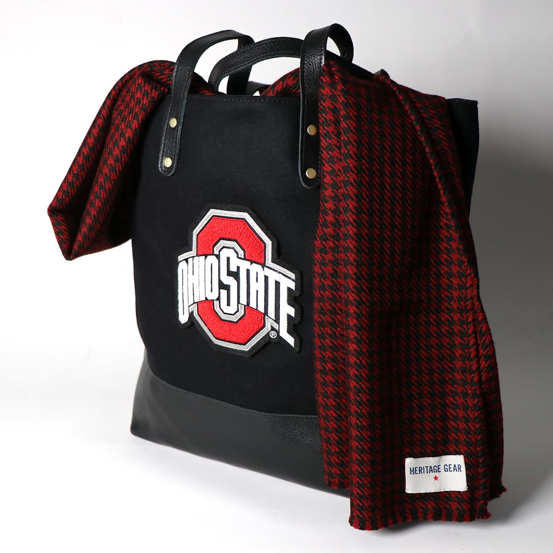 Ohio State Buckeyes Tote and Scarf Bundle | Heritage Gear