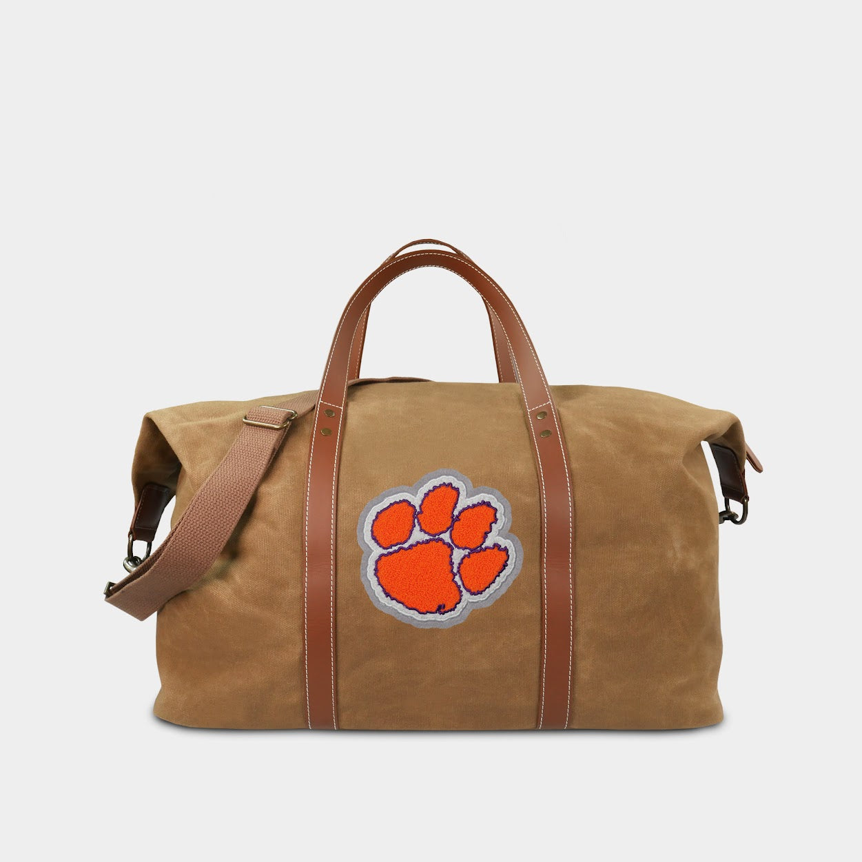 Clemson Tigers Waxed Canvas Field Bag | Heritage Gear