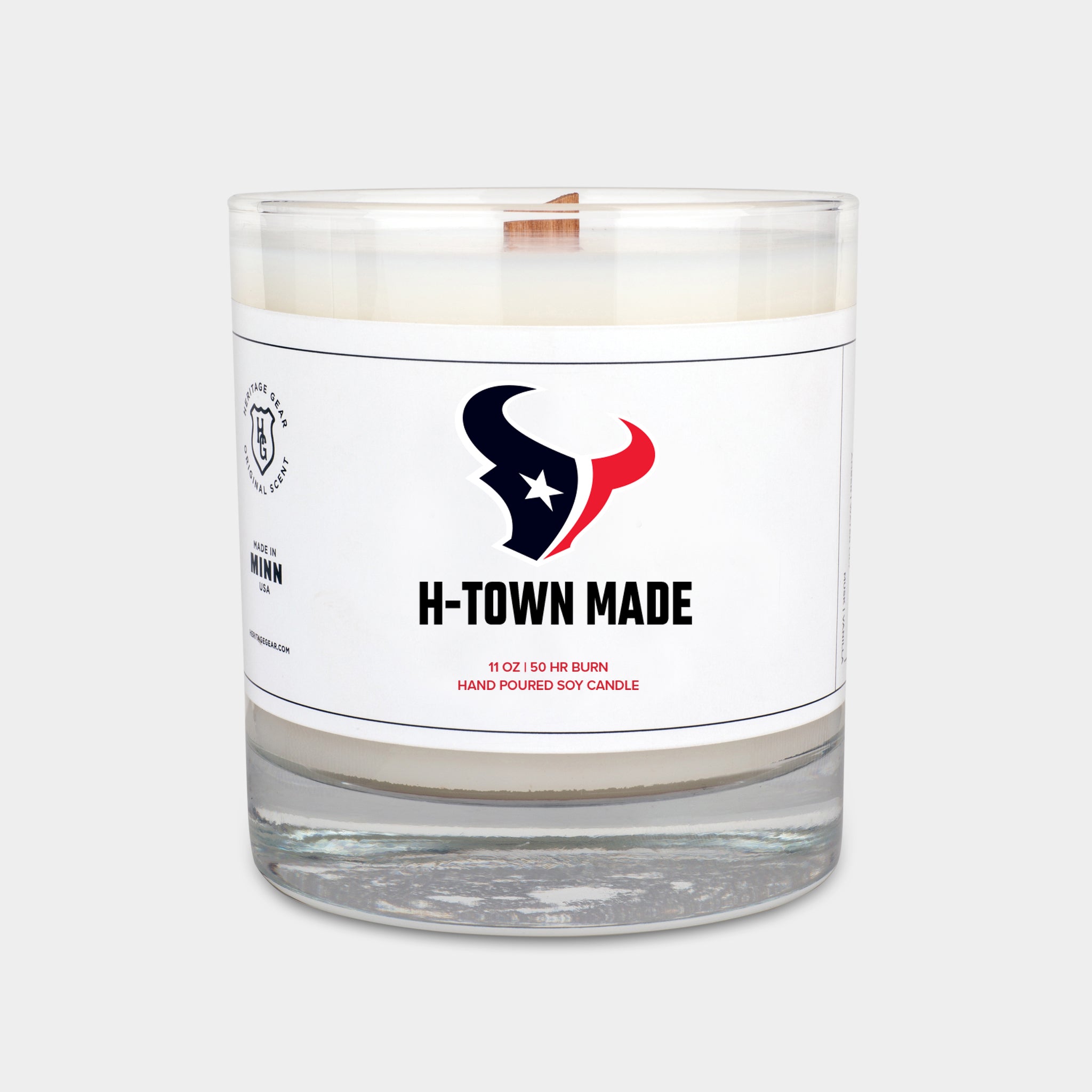 Houston Texans "H-Town Made" Scented Candle – Heritage Gear