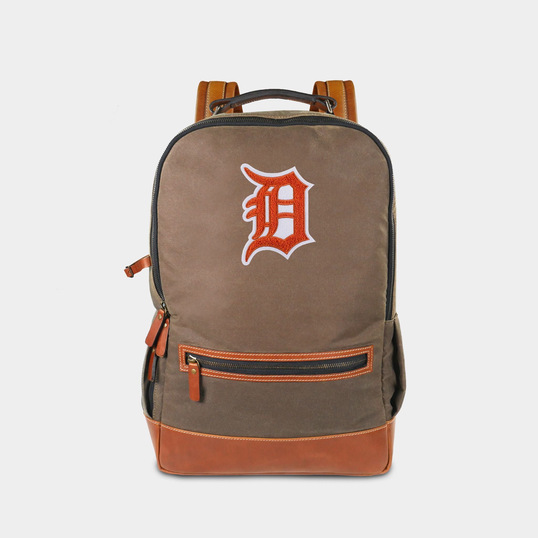Detroit Tigers Orange Pro Waxed Canvas Backpack – Heritage Gear