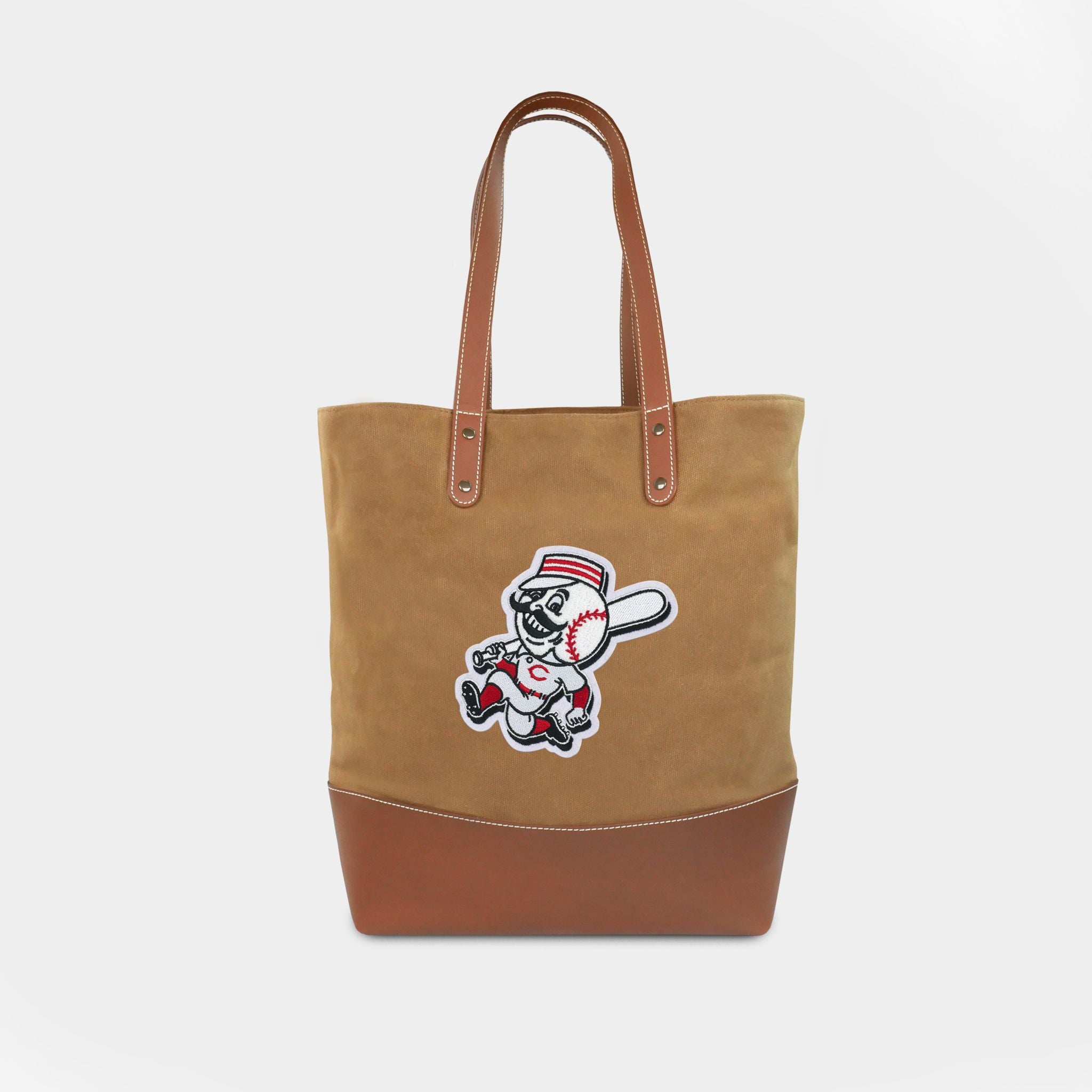 Cincinnati Reds "Mr. Redlegs" Waxed Canvas Tote – Heritage Gear