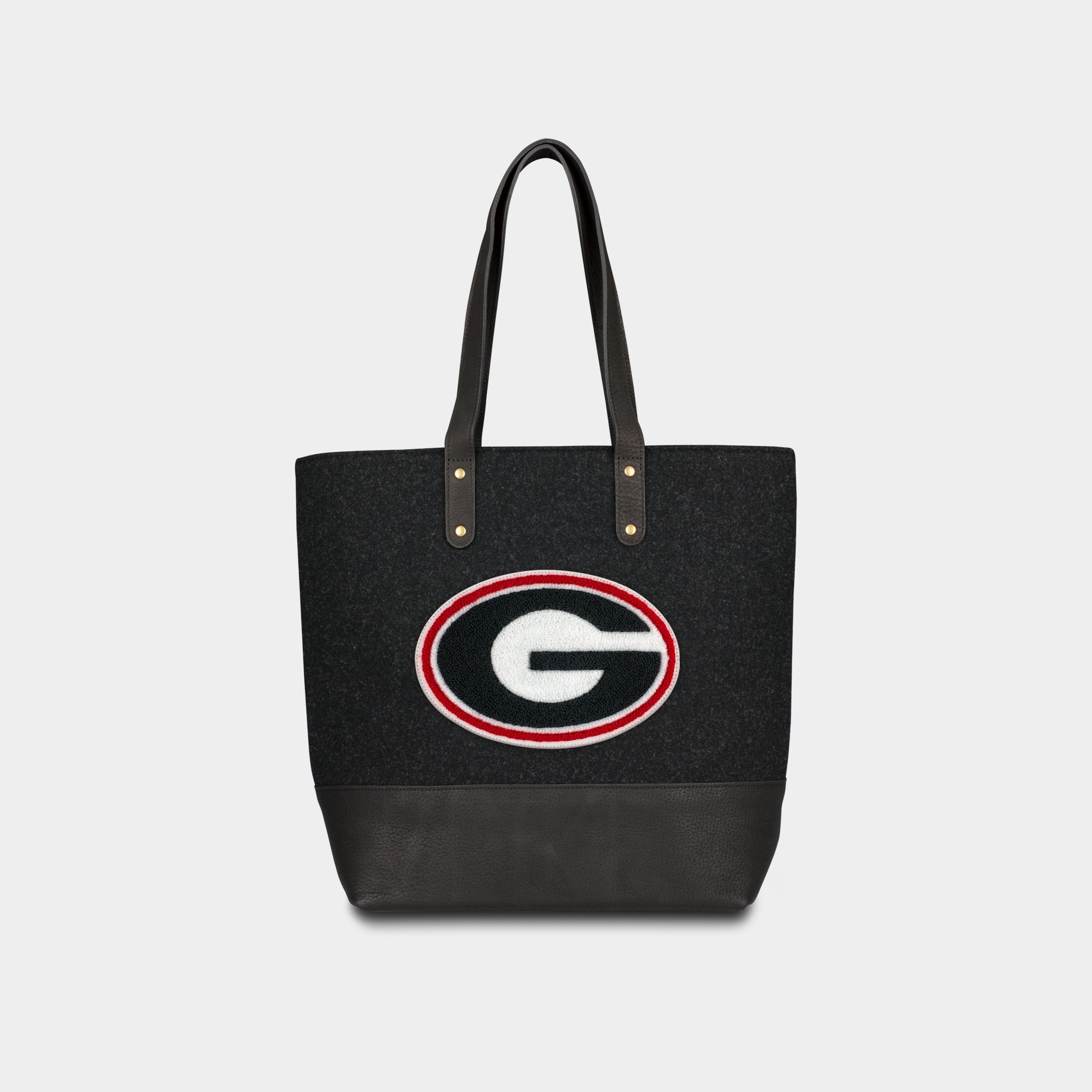Georgia Bulldogs “G” Melton Wool Tote Bag | Heritage Gear