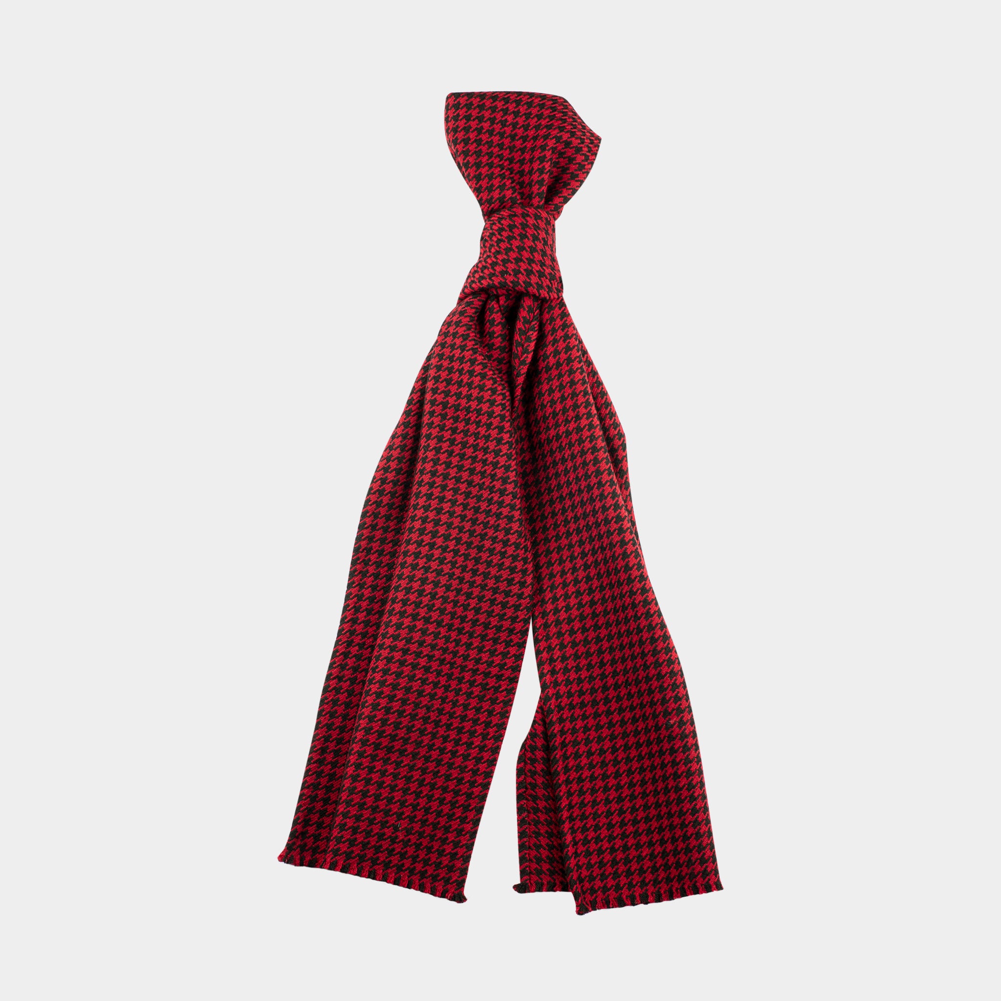 Badgers Colors Red & Black Merino Scarf | Heritage Gear
